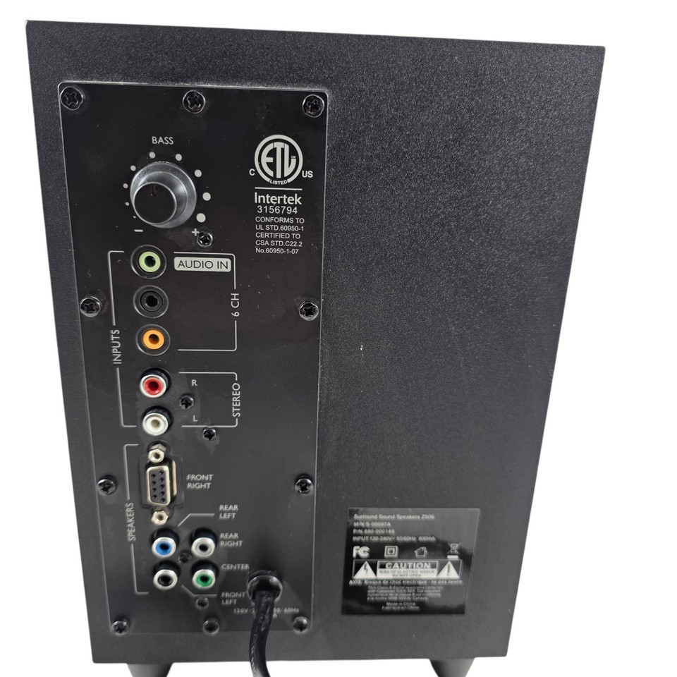 Logitech Z506 5.1 Surround Sound Speaker System with Subwoofer - Tested ...