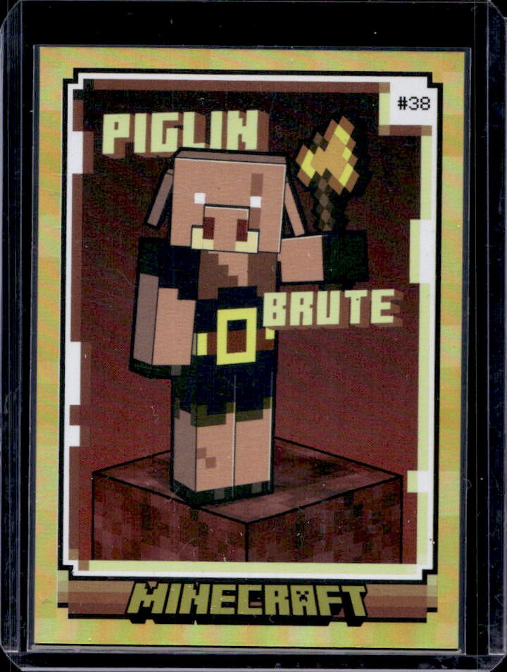 2025 Panini Minecraft 15th Piglin Brute Gold #19/99 | eBay