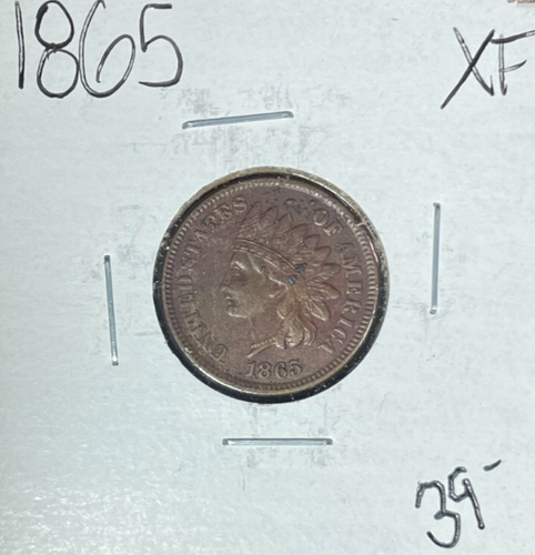 1865 INDIAN HEAD CENT~ XF ~NICE COIN~ | eBay