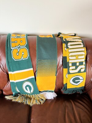 Used Lot of Green & Gold Green Bay Packers Football Knit & Felt Fan ...