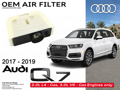 2017-2019 Audi Q7 Genuine Factory OEM Air Filter For Intake System 4M0 ...