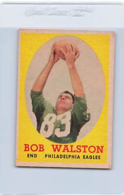 1958 Topps #87 Bobby Walston Eagles EX *DA-A7129 | eBay