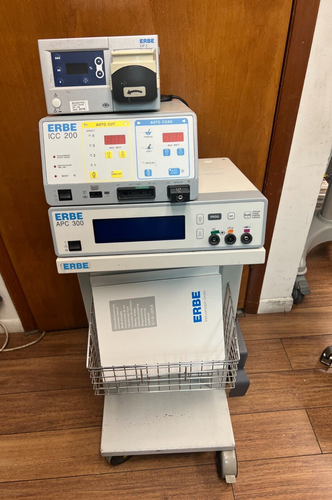 ERBE ICC 200 ESU w/APC 300 PLASMA ARGON COAULATOR, EIP 2 Irrigation ...