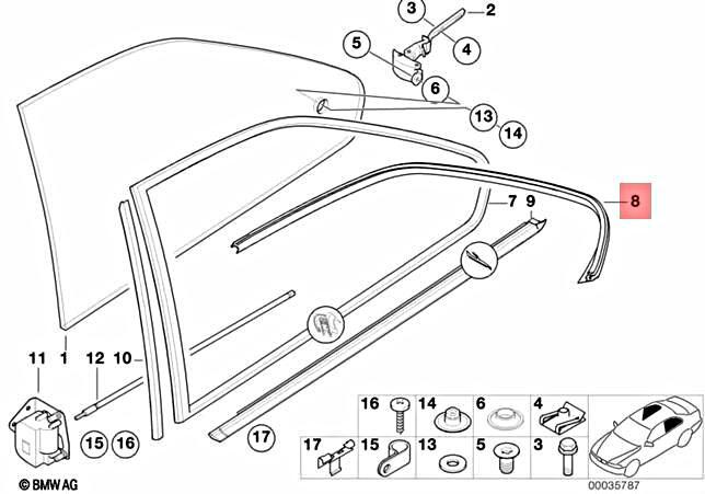 Genuine BMW E36 316i 318is 320i 323i 325i 325is 328i Covering Right ...