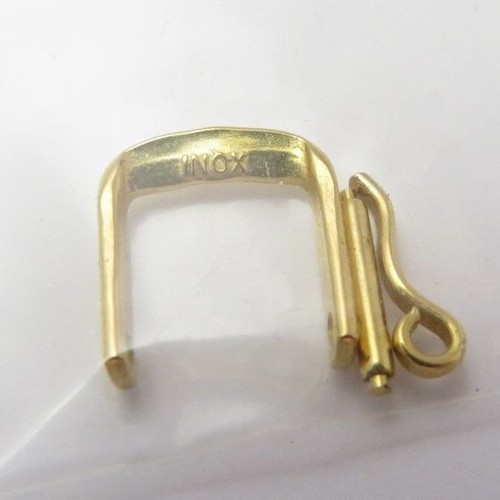 INOX,70's 9mm "Gold Plated" US MADE,WATCH BAND BUCKLE,BV-54,L@@K! | eBay