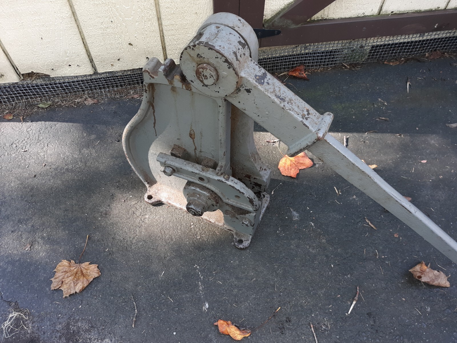 Old Or Antique Industrial Steel Shear Machine Tool New York | eBay