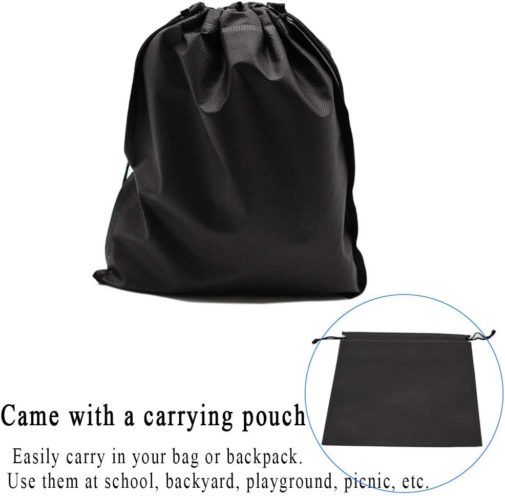 16 FT Long Jump Rope for Kids, 2 Pack Adjustable Double Dutch Skipping ...