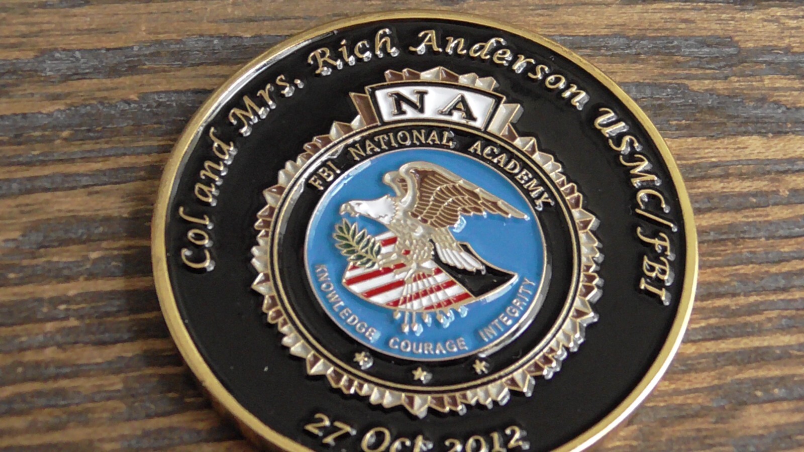 DOJ FBI National Academy Challenge Coin #217T | eBay