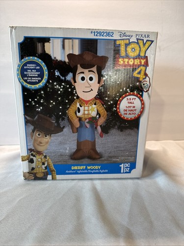 Christmas Disney 3.5 ft Toy Story 4 Sheriff Woody Airblown Inflatable ...