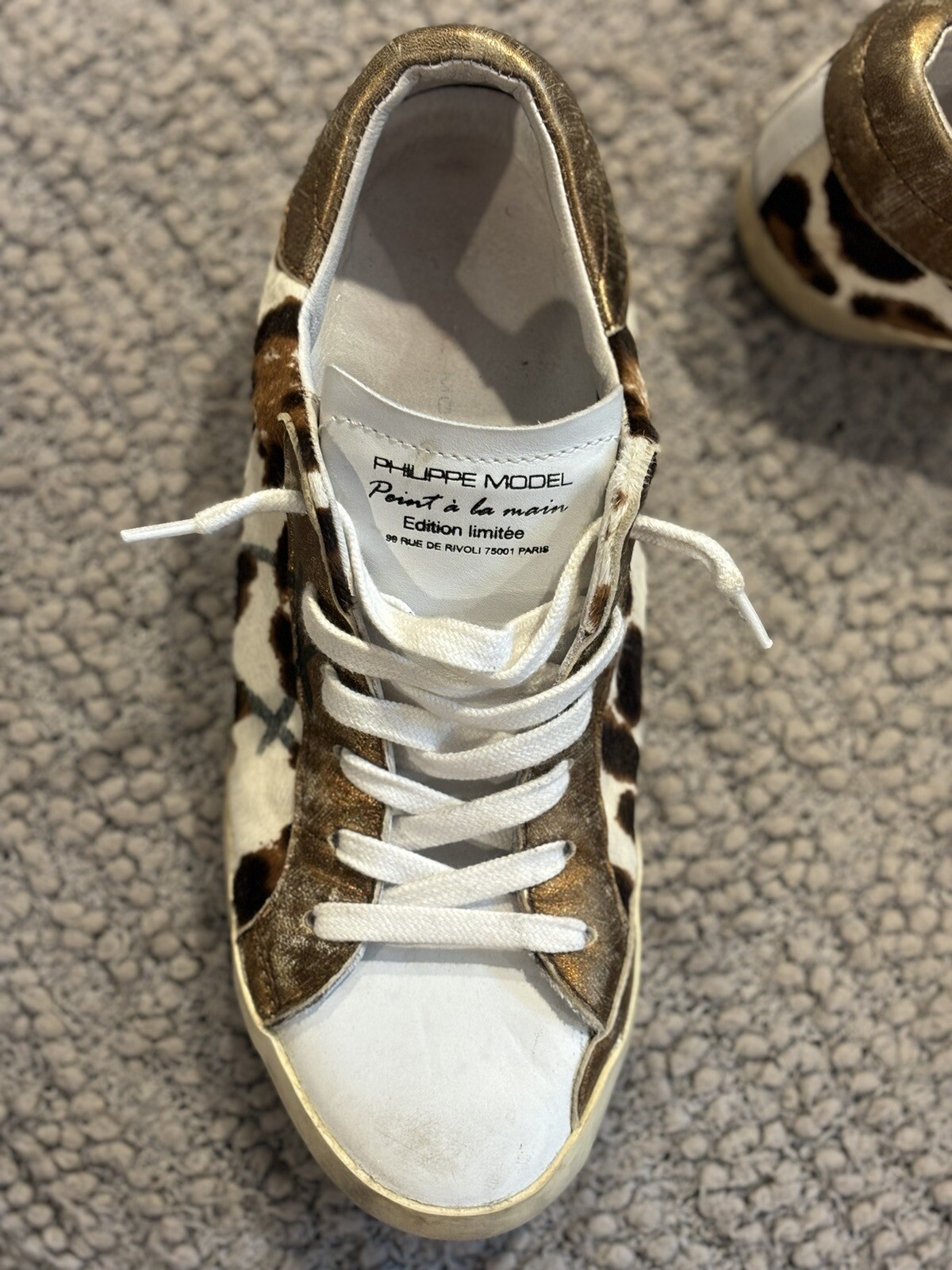 Phillipe Model Peint De La Main Limited Edition Sneak… - Gem