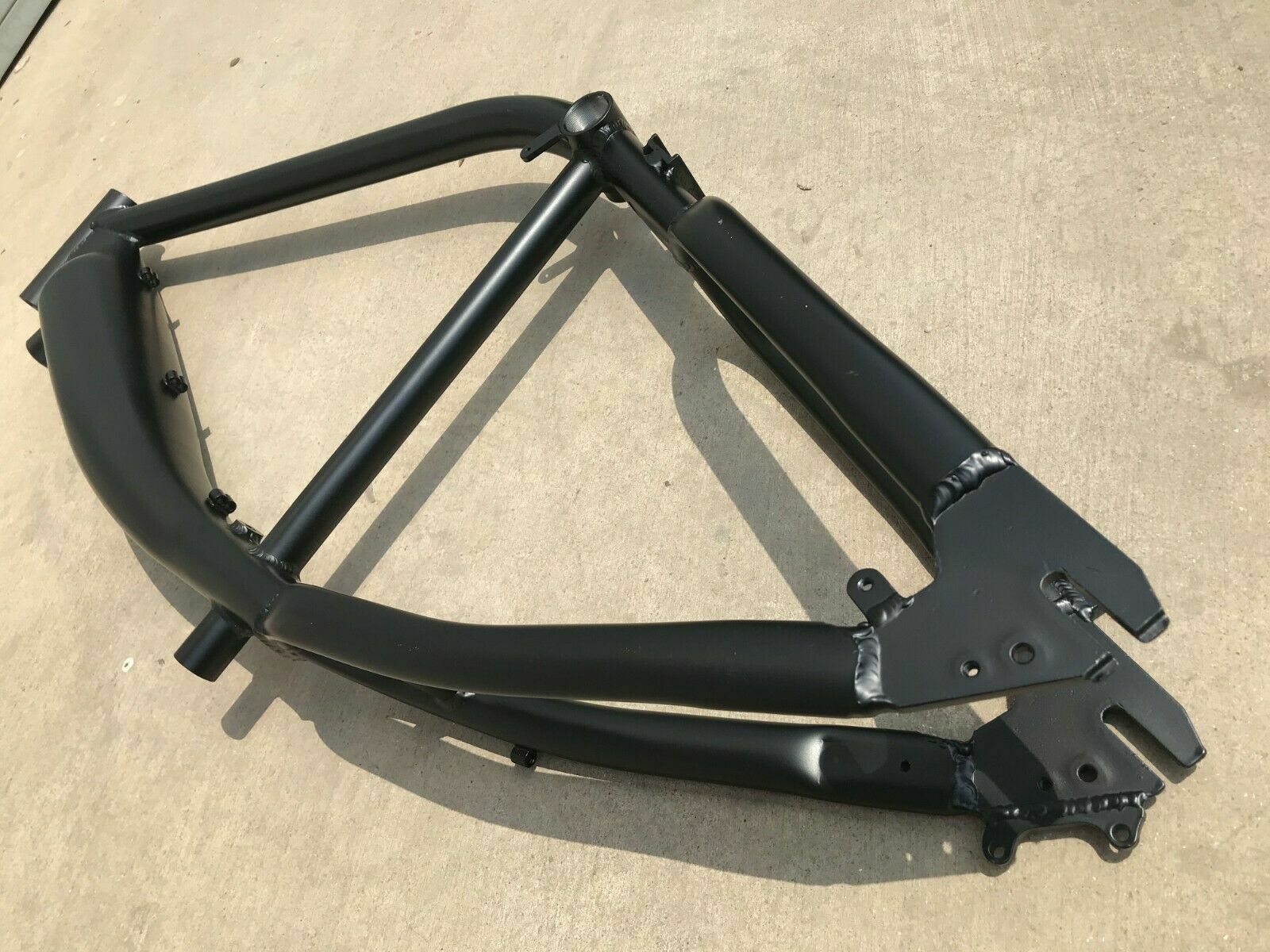 Black Felt Faker Gas Frame 3.4L, Gas Motor Bike Frame & 1.65'' Motor ...