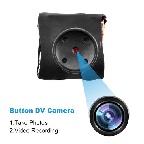 1080P HD Button Lens Design Smallest Mini Micro Tiny Video Camera Audio ...