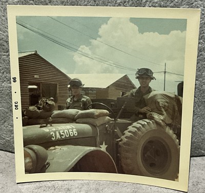 1966 Photo Vietnam War Army Soldiers in Jeep Saigon Snapshot | eBay