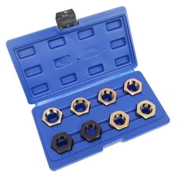 US PRO Tools 8pc Axle Spindle, Wheel Studs Rethreading Set Metric ...