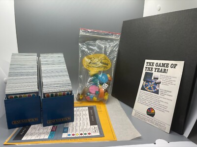 COMPLETE Trivial Pursuit Master Game Genus Edition 1981 Genius Trivia ...