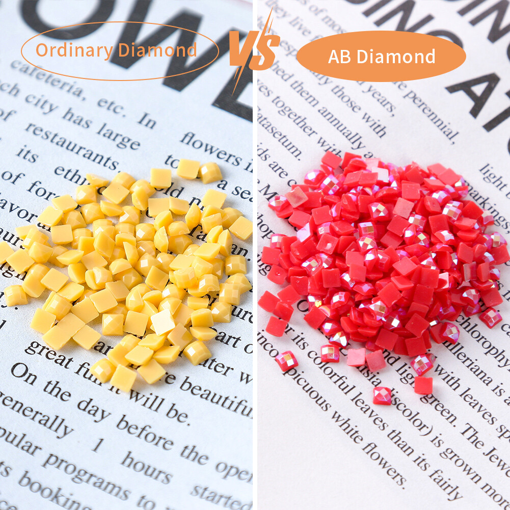 5D DIY Full Square Drill Partial AB Drill Diamond Painting Christmas ...