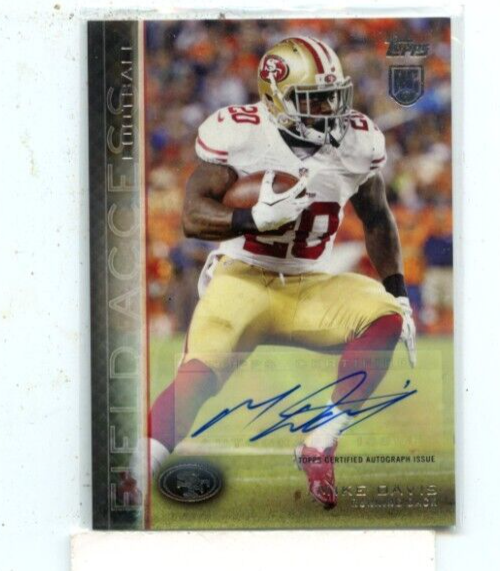 MIKE DAVIS 2015 Topps Field Access Autographs Rookie RC Auto #39 49ers ...