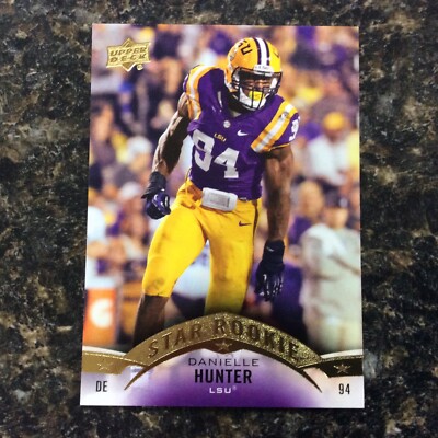 2015 Upper Deck Football #70 Danielle Hunter LSU Tigers | eBay