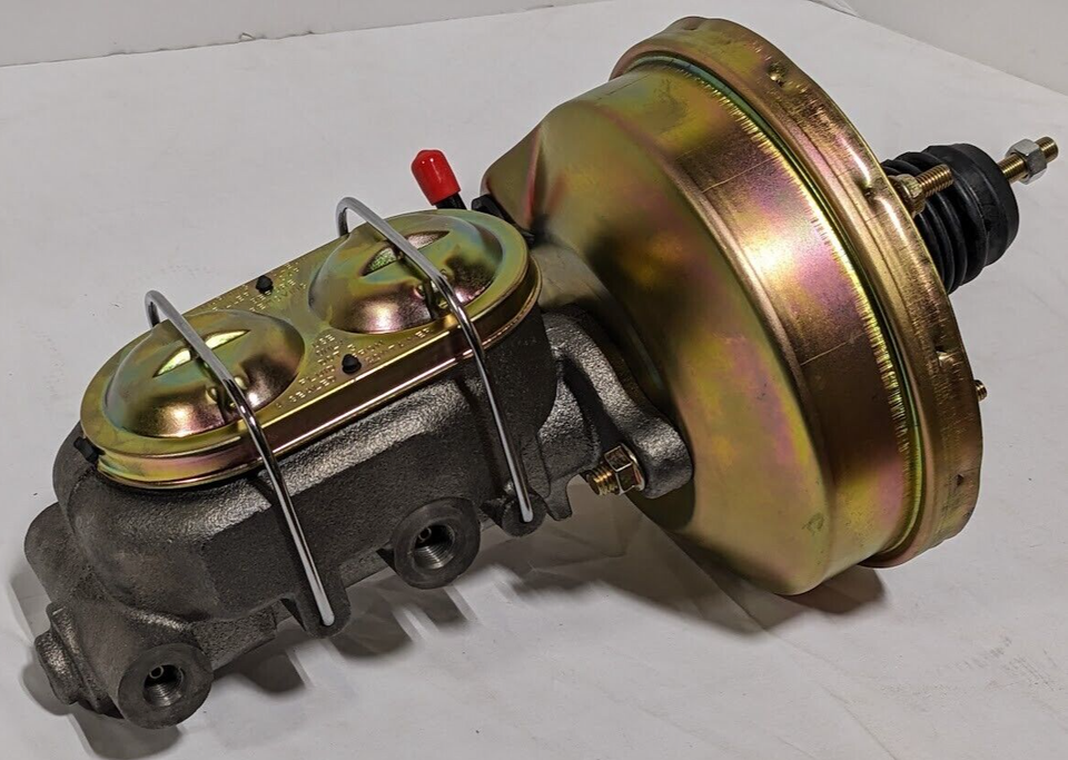 8" Zinc Street Rod Rat Rod Power Brake Booster w/ Bail Top Master ...
