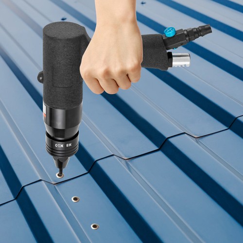 Pneumatic Riveting Nut Gun Industrial Quick Air Riveter Gun Tool M5, M6 ...