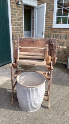 Vintage Mangle and Dolly Tub | eBay UK