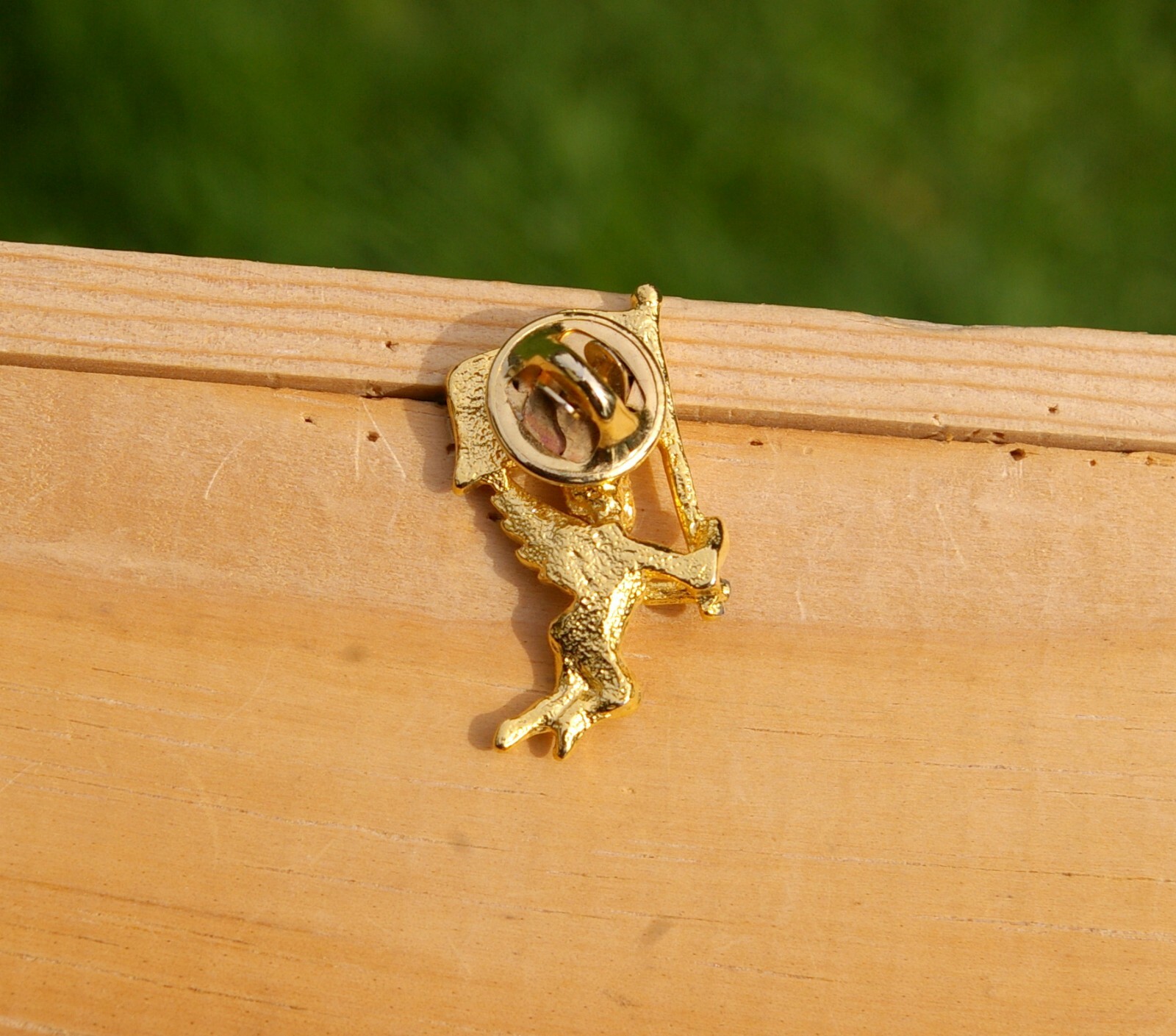 American Flag Baby Angel Cherub Gold Tone Metal & Enamel Pin Pinback | eBay