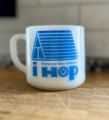 Vintage A-frame Roof IHOP Milk Glass Coffee Mug 1960-70's "Have A ...