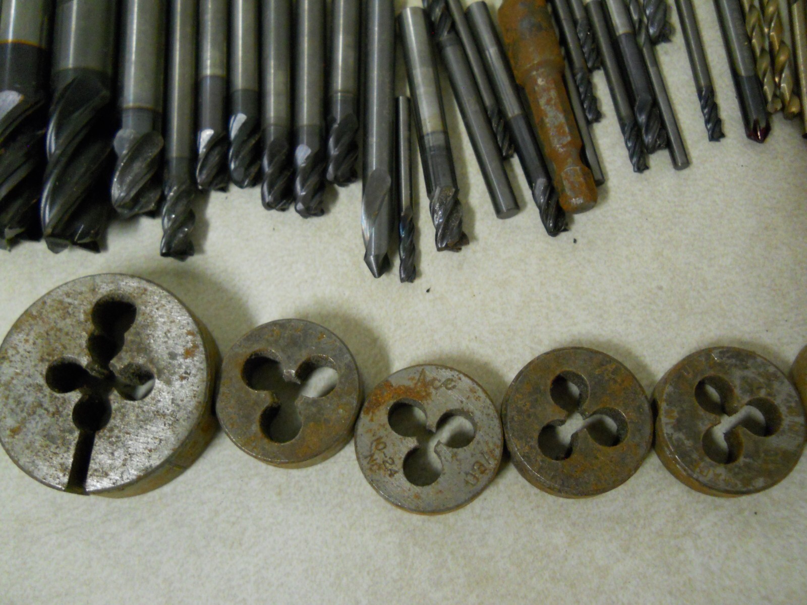 Metal Fabricating Lot Taps Dies Milling Bits Punches Twist Bits ...