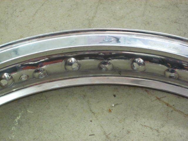 Akront Morad Valanced Triumph BSA Front Rim 19 x 1.85 WM2 T120 T100 A65 ...