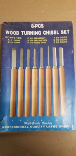 New 8 Pc Chisel set Woodturning Lathe, Jet Delta, Shopsmith | eBay