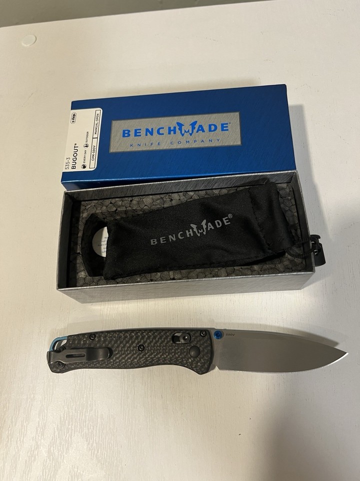 Benchmade 535-3 Bugout Folding Pocket Knife New | eBay