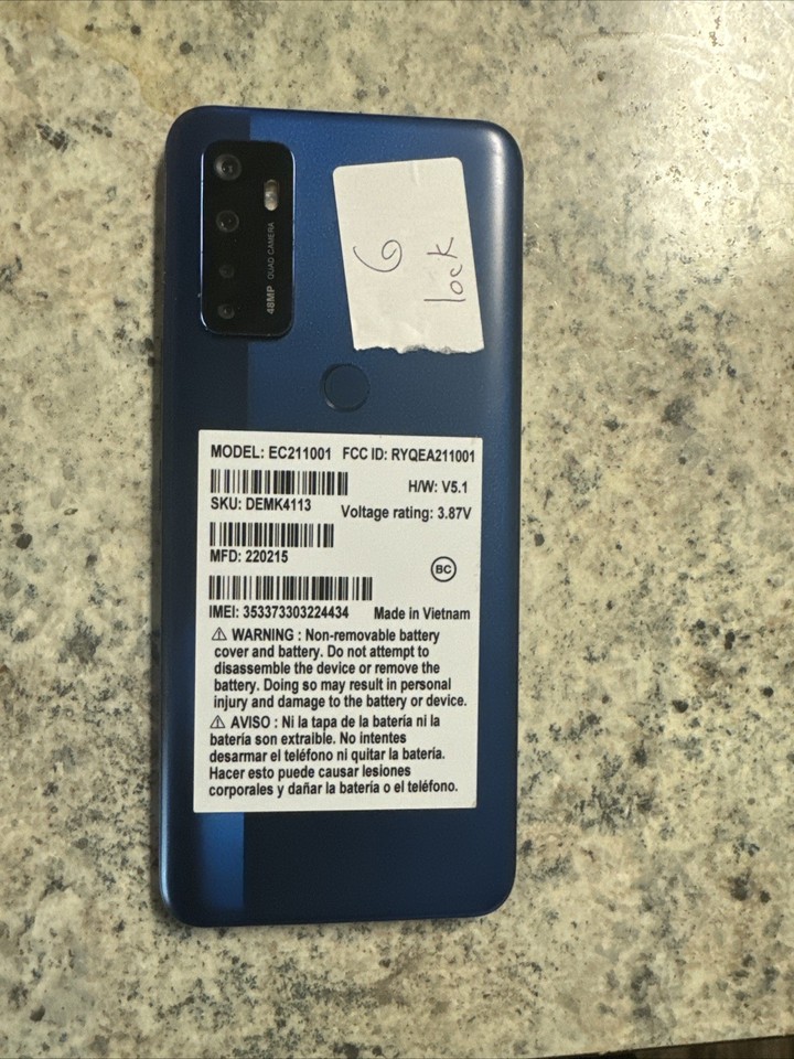 Cricket Dream 5G (EC211001) 64GB (Cricket) Google Account For Parts | eBay