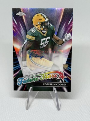 2024 Topps Chrome Edgerrin Cooper Rookie RC Future Stars Auto Packers ...