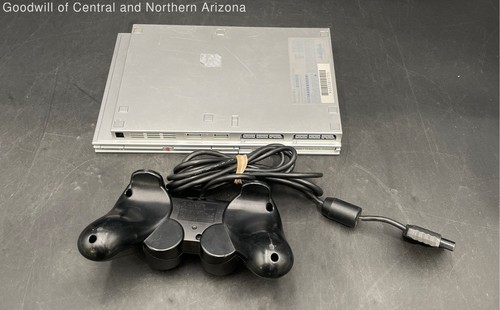 Sony Playstation 2 Slim PS2 Video Game Console Accessories Bundle [02/ ...