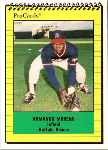 1991 ProCards Armando Moreno #548 Buffalo Bisons Baseball Card | eBay