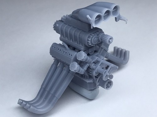 1/24 Hemi Funny Car Engine, Revell, Monogram, Aoshima, Fujimi | eBay ...