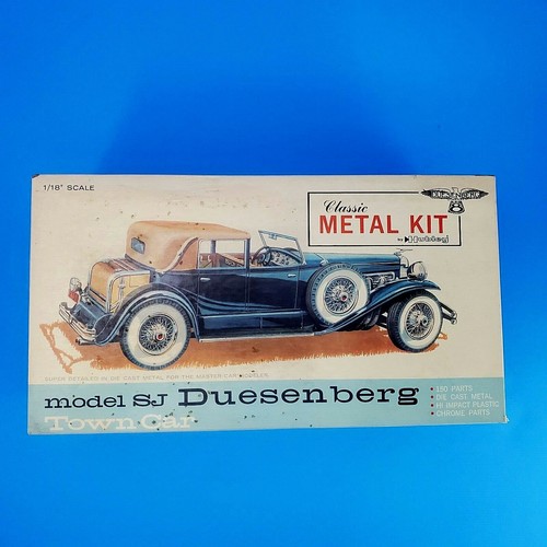 Vintage HUBLEY SJ Duesenberg Classic Metal Model Kit No. 4864 1/18 ...