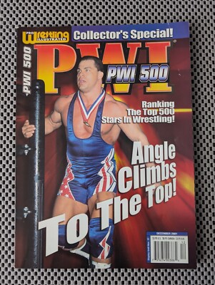 Pro Wrestling Illustrated Magazine December 2001 PWI 500 Kurt Angle | eBay