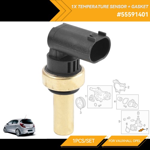 Temperaturgeber Kühlwasser Temperaturfühler Sensor 1338370 für OPEL ...