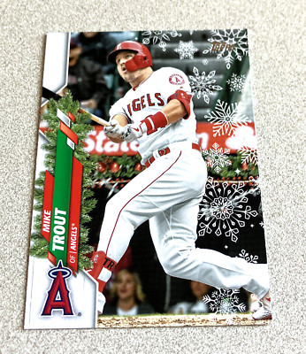 2020 Topps Holiday Garland #HW123 Mike Trout Angels | eBay