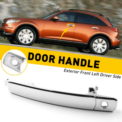 Chrome Exterior Outer Door Handle Driver Front for Nissan Murano Rogue ...