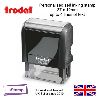 PERSONALISED DOCTOR NURSE NHS RUBBER STAMP SELF INKING 4911 NAME GMC ...
