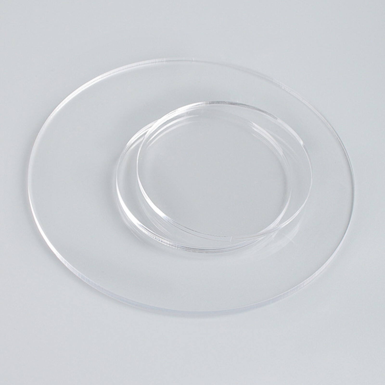 Custom Acrylic Perspex Disk Circle Clear 3mm Thick 60mm to 180mm ...