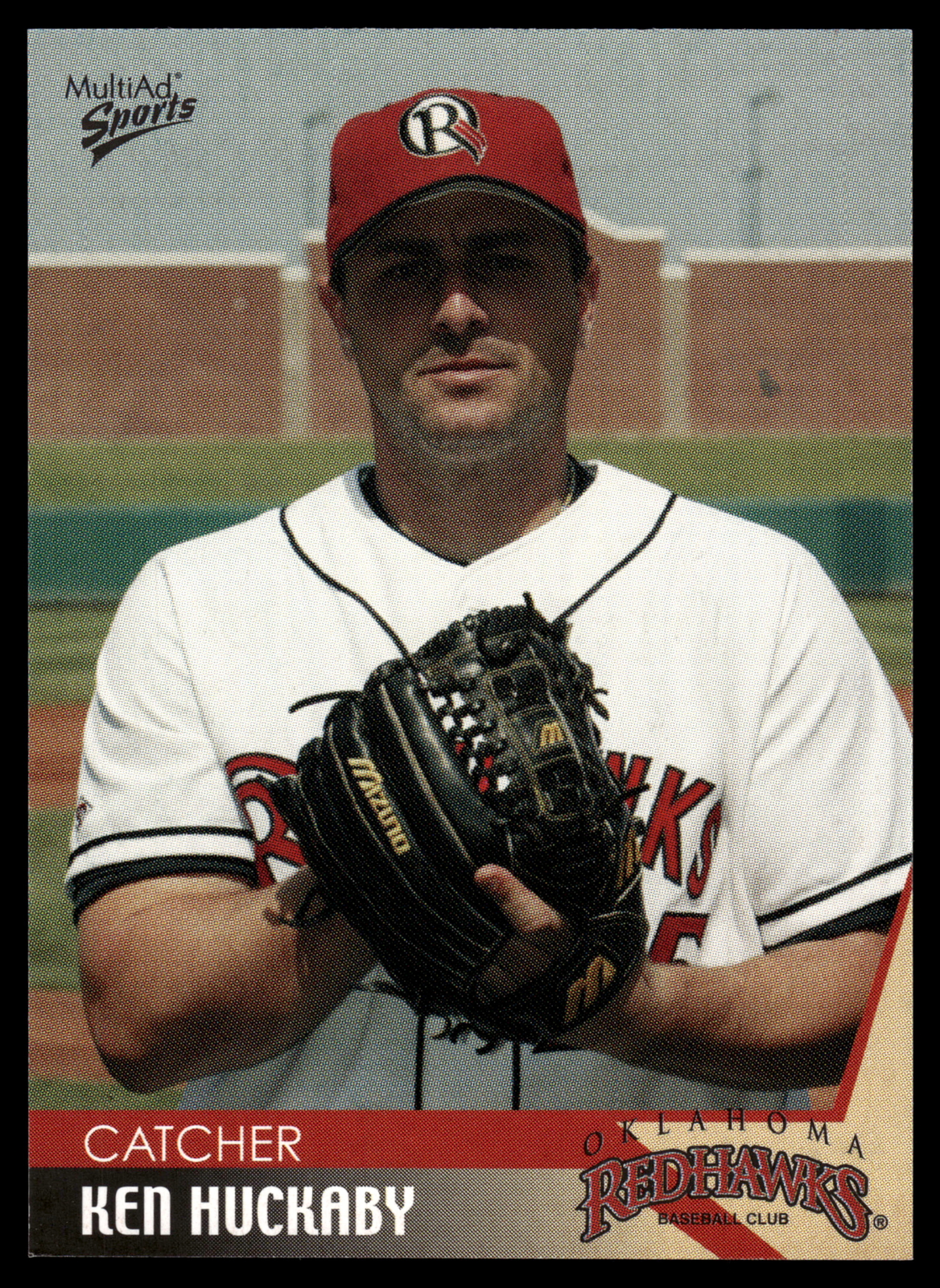 2004 MultiAd Oklahoma Redhawks Ken Huckaby 12 of 30 Baseball Team Card ...