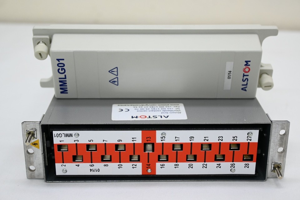 ALSTOM MMLG01R1AA0001E Safety Relay test block module. | eBay