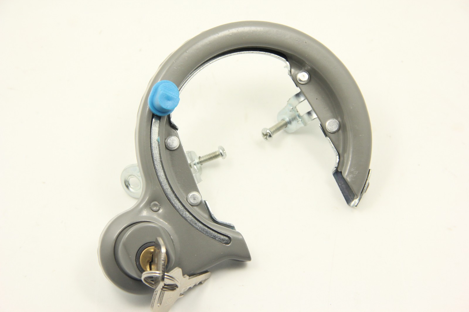 Bike Bicycle Lock Pad Lock Circular Lock Wheel Lock Set Iron Grey 2 key ...