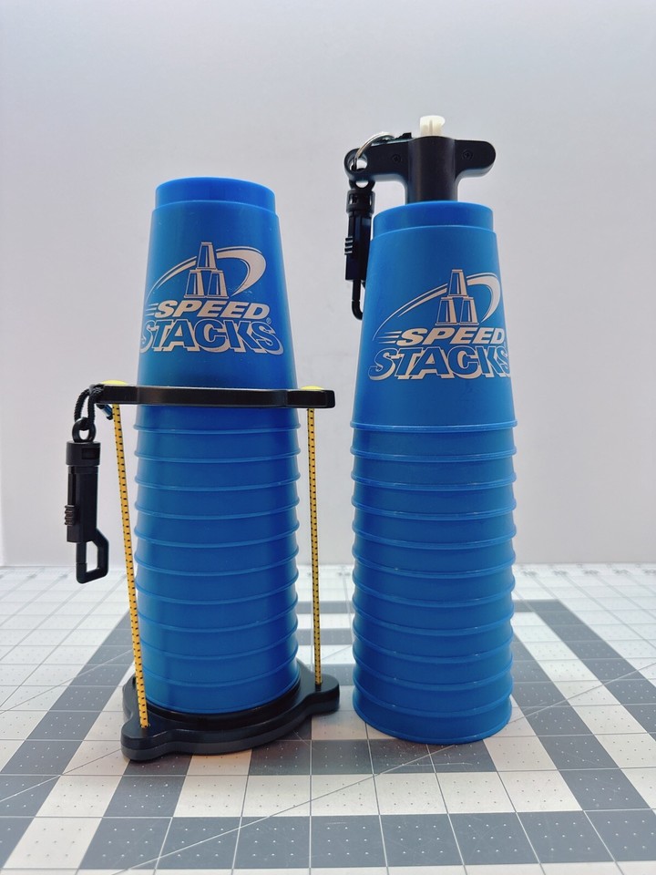 Speed Stacks Cups - Blue with Cup Keeper And Timer 24 Cups - Learn to ...