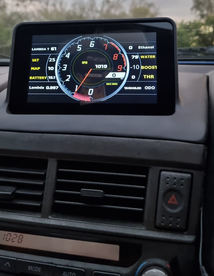 Nissan Skyline R34 MFD Dash Mount Recessed for the Powertune Digital 7 ...