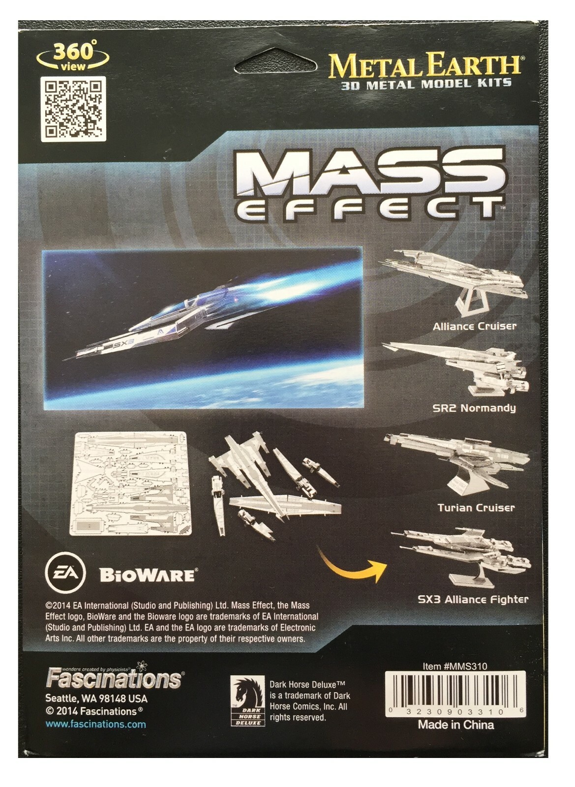 Fascinations Metal Earth Mass Effect 3d Laser Cut Model Kit Sx3 ...