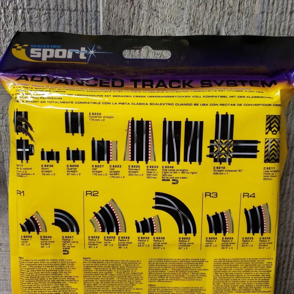 Scalextric Sport Radius 2 Curve Borders / Barriers 1:32 Slot Car Track ...